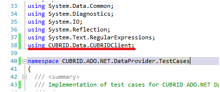 ADO.NET Driver — CUBRID 11.4.0 documentation